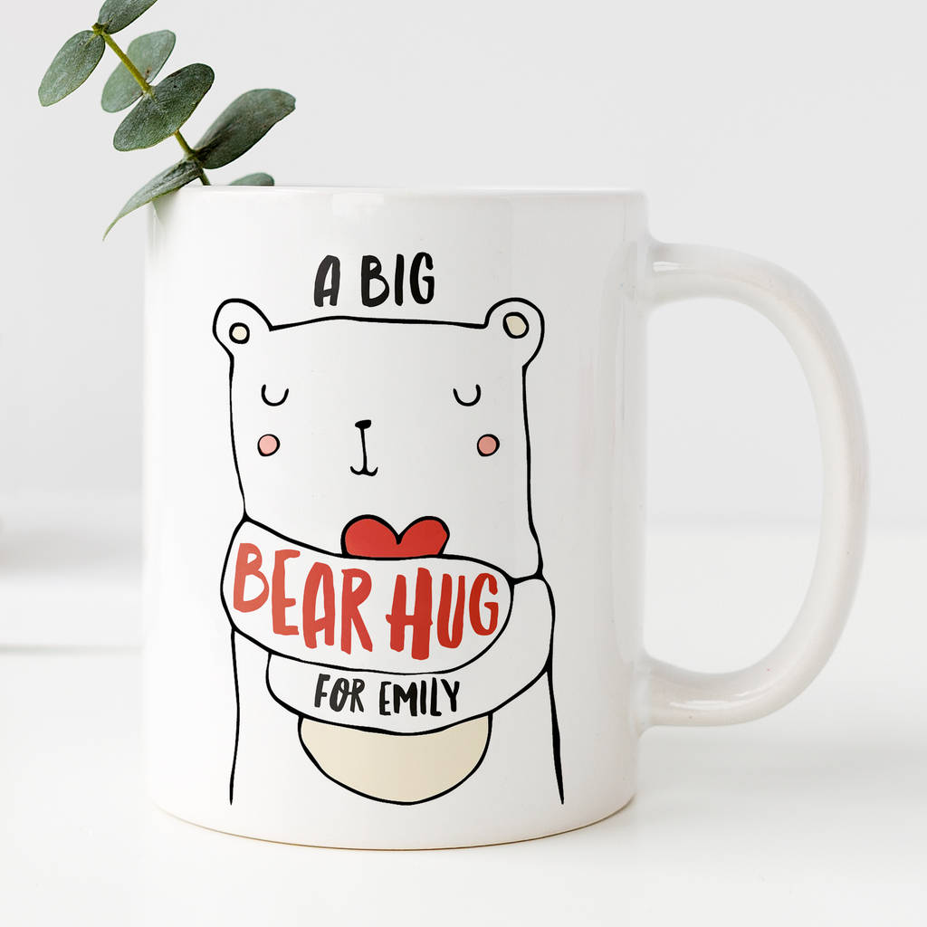 Personalised Bear Hug Mug– The Drifting Bear Co
