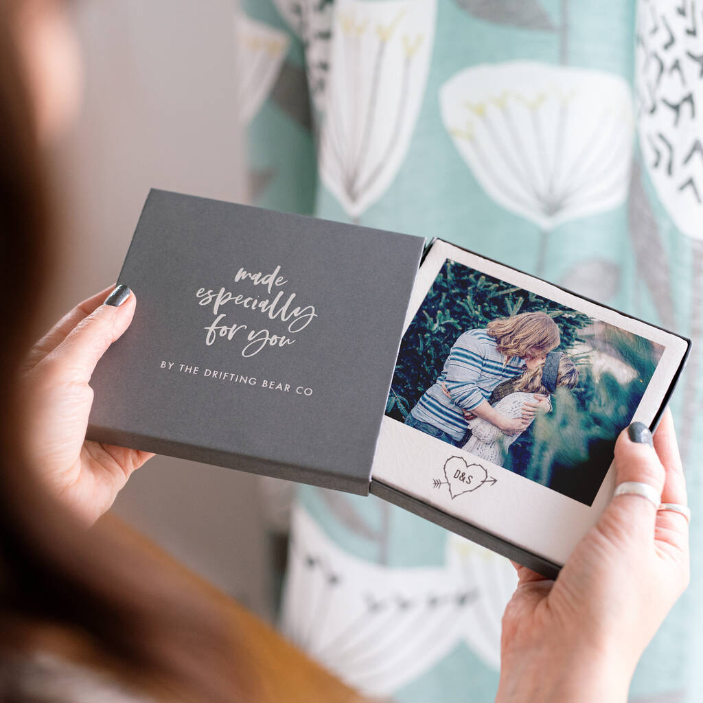 Personalised Glazed Ceramic Photo Tile with Heart & Initials– The ...