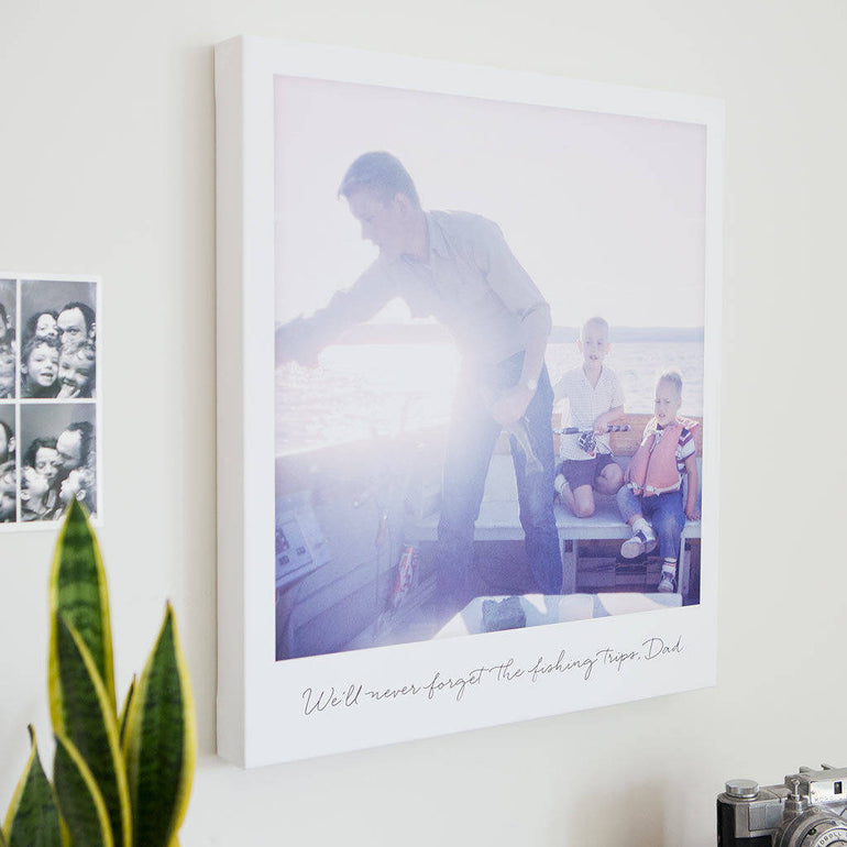 Personalised Giant Retro Photo Canvas– Drifting Bear Co.