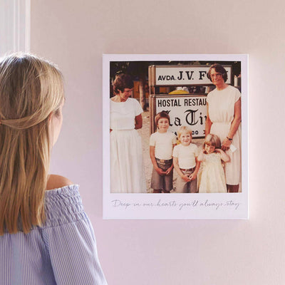 Personalised Giant Retro Photo Canvas– The Drifting Bear Co