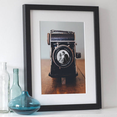 Personalised Vintage Camera Lens Photo Print– Drifting Bear Co.