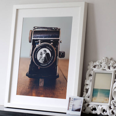 Personalised Vintage Camera Lens Photo Print– Drifting Bear Co.