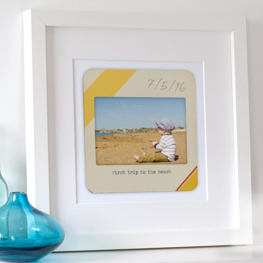 Personalised Retro Slide Photo Print– Drifting Bear Co.